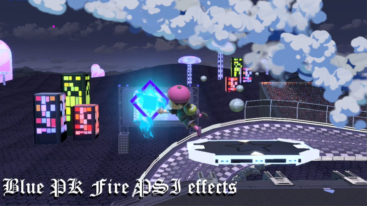 Blue Pk Fire Ness Effects Mod for Super Smash Bros. Ultimate | SSBU Mods