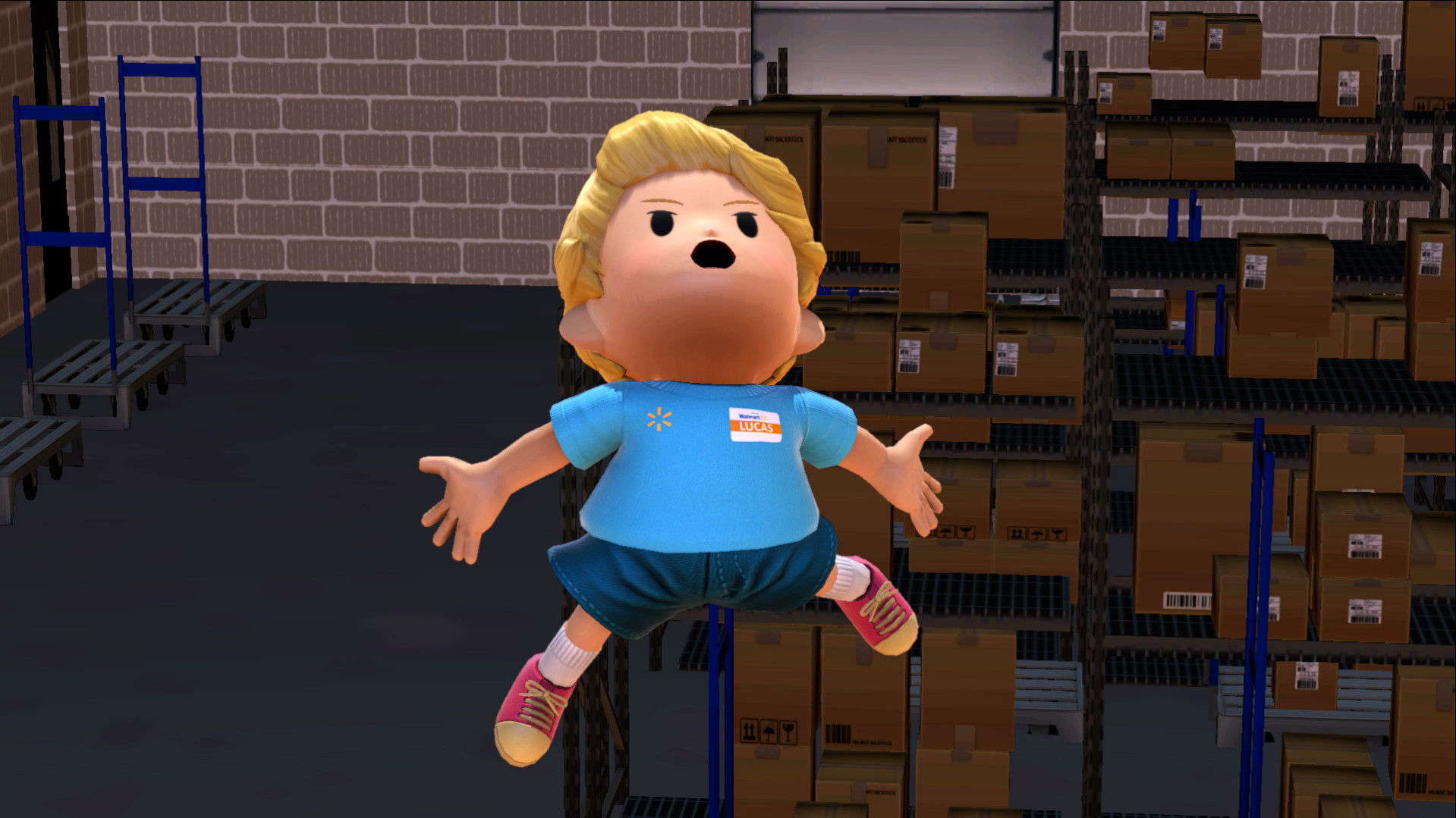 Walmart Associate Lucas Mod for Super Smash Bros. Ultimate | SSBU Mods