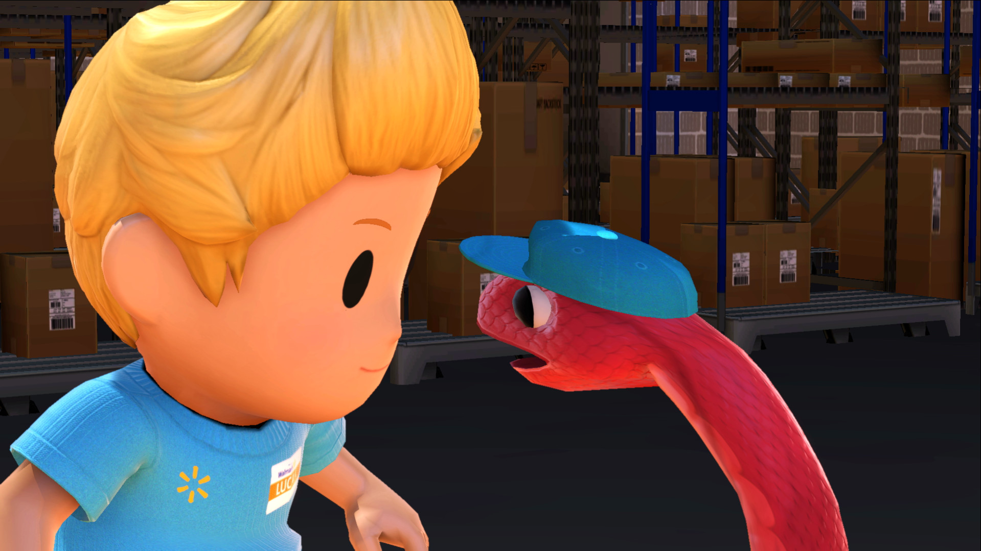 Walmart Associate Lucas Mod for Super Smash Bros. Ultimate | SSBU Mods