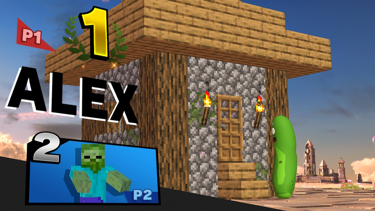 Pickle Rick over Steve (Reupload) Mod for Super Smash Bros. Ultimate ...