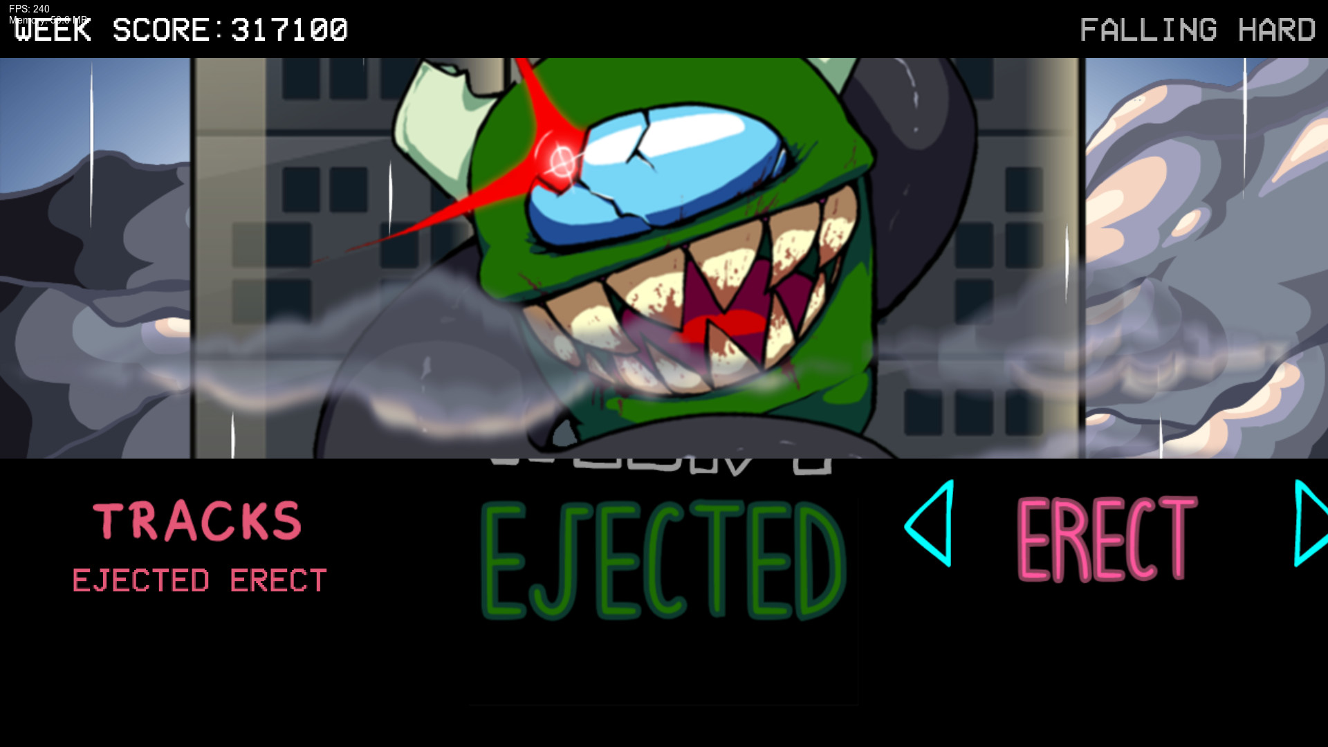 EJECTED ERECT PLAYABLE (High Effort) Mod for Friday Night Funkin' | FNF ...