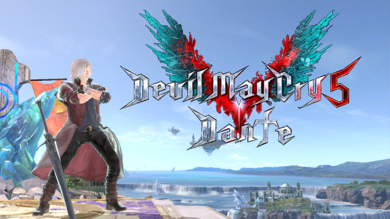 DMC5 Dante over Ike Mod for Super Smash Bros. Ultimate | SSBU Mods