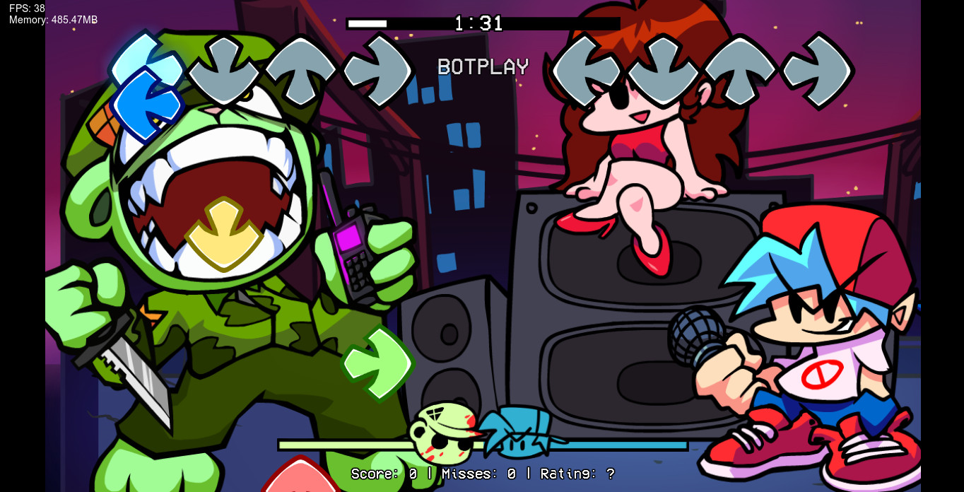 Fliqpy over Pico Mod for Friday Night Funkin' | FNF Mods