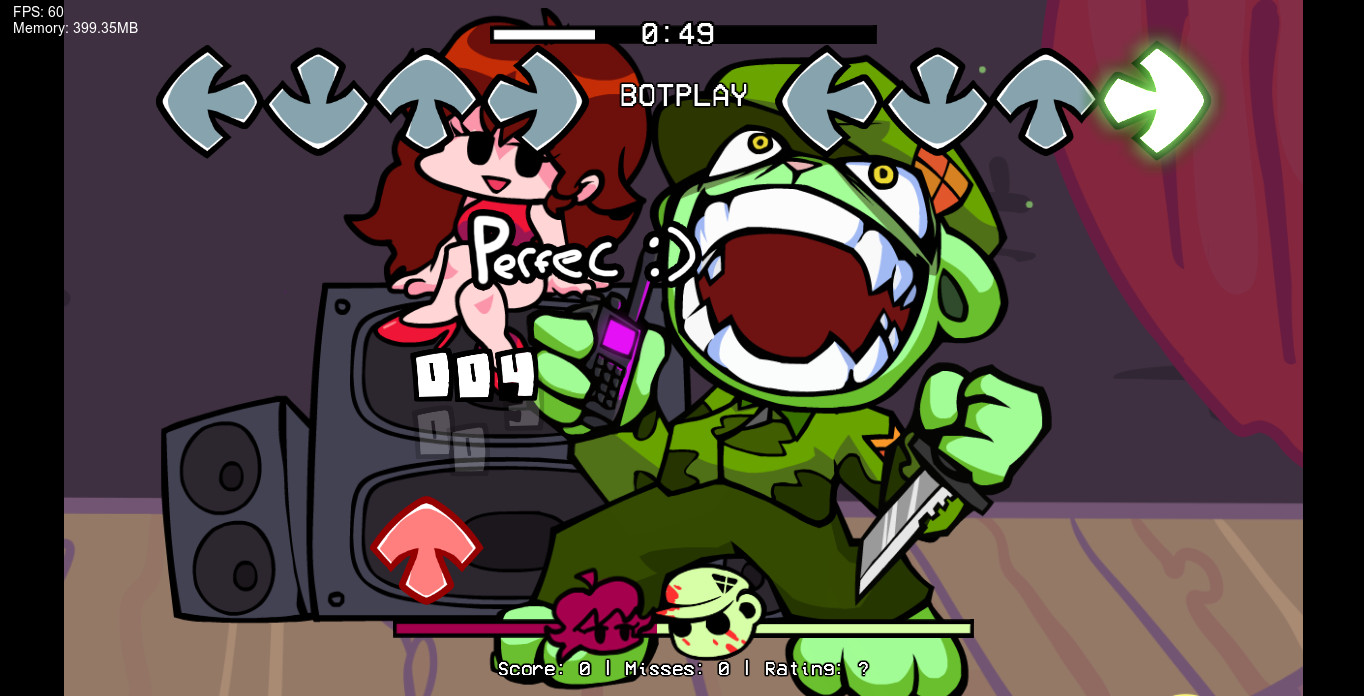 Fliqpy over Pico Mod for Friday Night Funkin' | FNF Mods