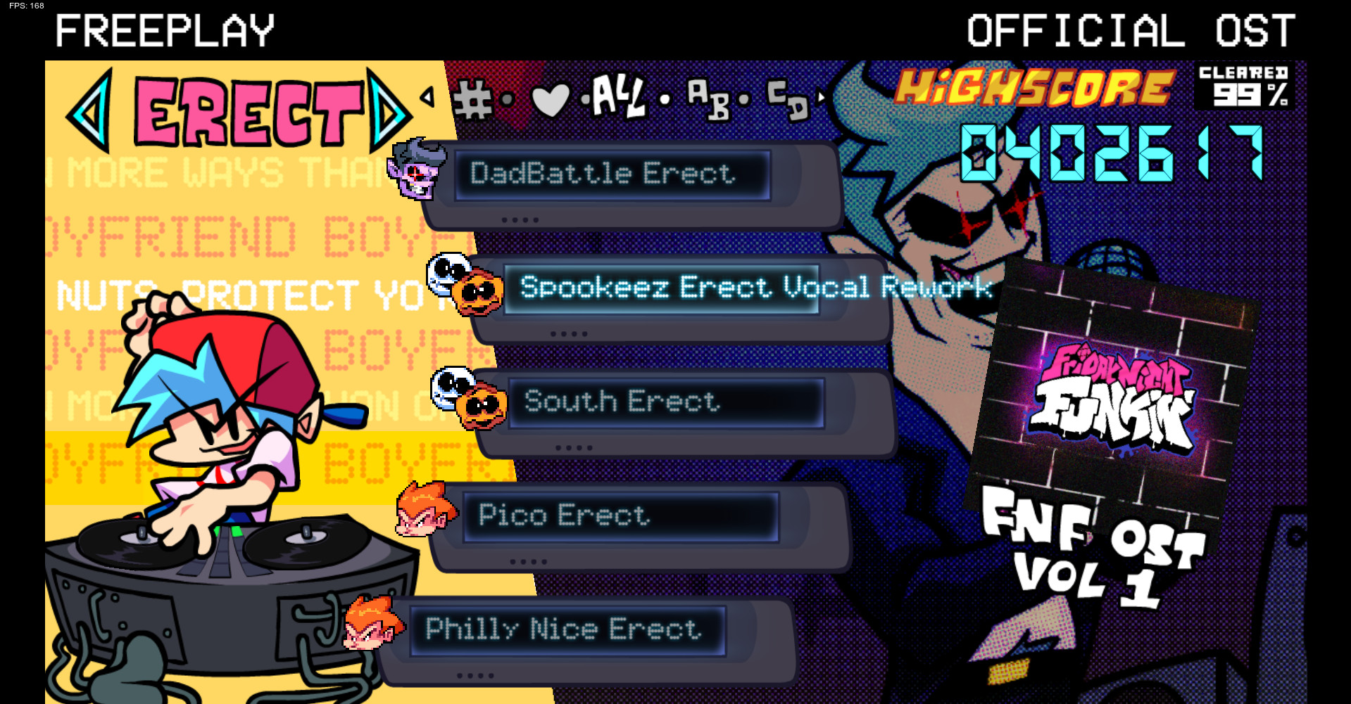 Spookeez Erect Vocal Rework Mod for Friday Night Funkin' | FNF Mods