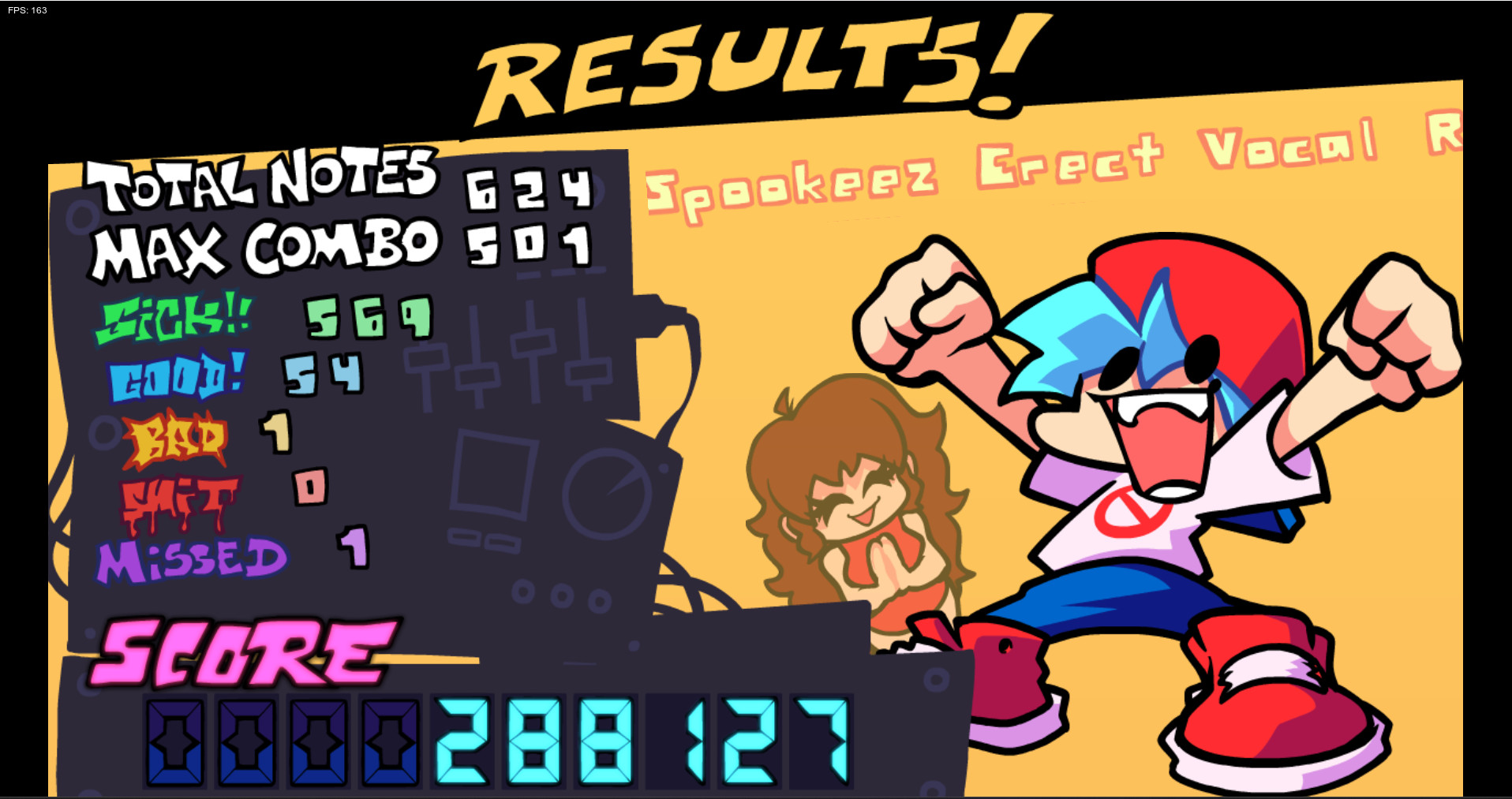 Spookeez Erect Vocal Rework Mod for Friday Night Funkin' | FNF Mods