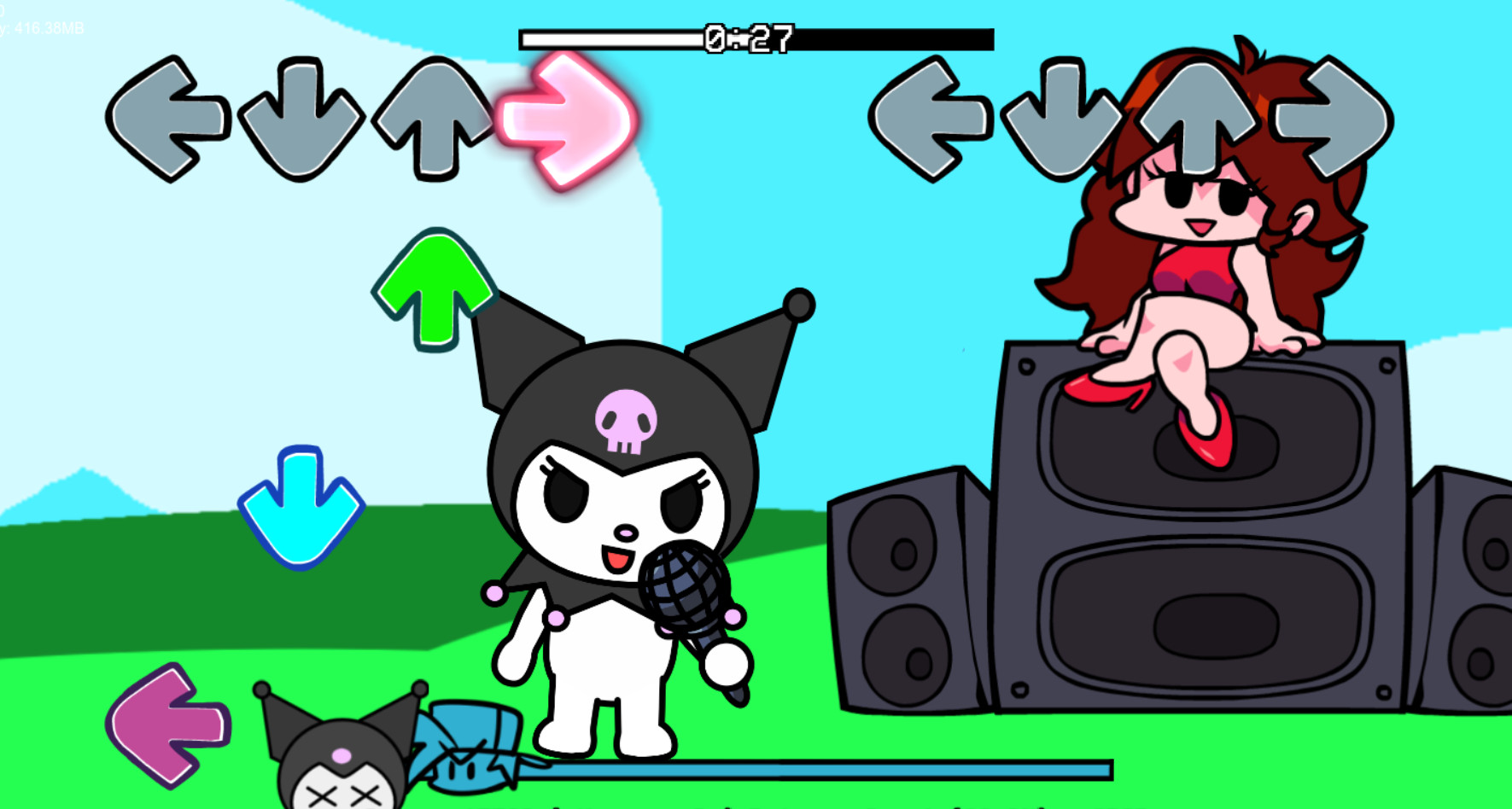 vs sanrio V1 Mod for Friday Night Funkin' | FNF Mods
