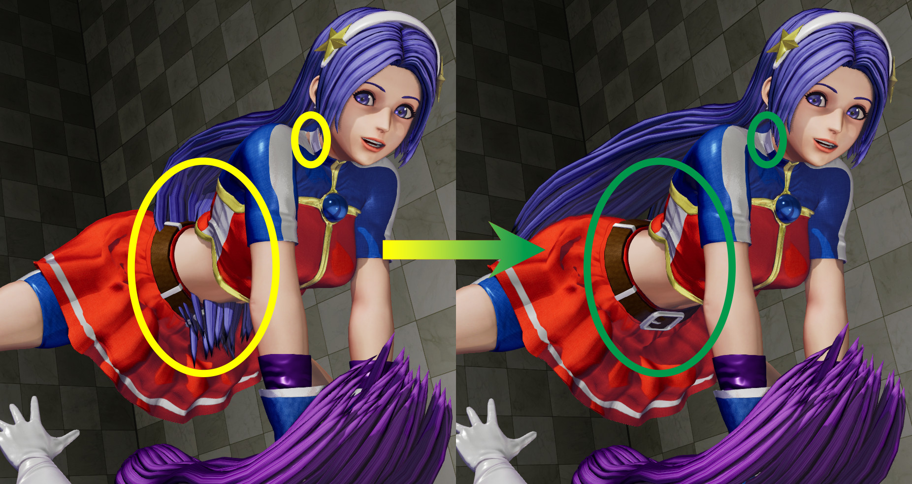 KOF NeoWave Athena Mod for The King of Fighters XV | KoFXV Mods