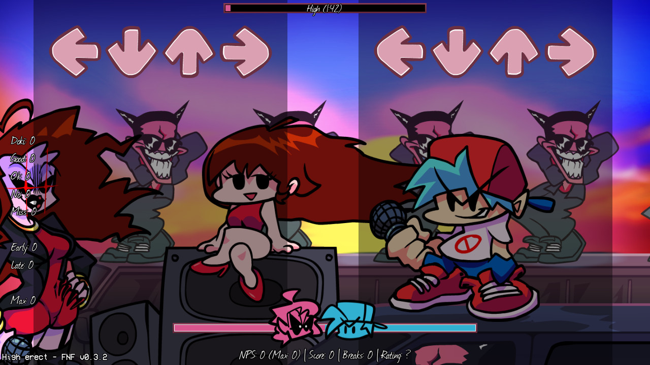 DDTO HUD V2.5 (V-slice) Mod for Friday Night Funkin' | FNF Mods