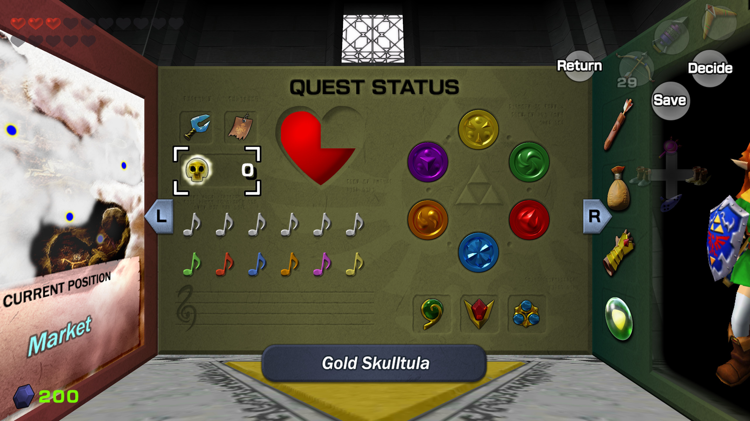 3DS HD Item & Inventory Icons Mod for Ship of Harkinian (Ocarina of ...