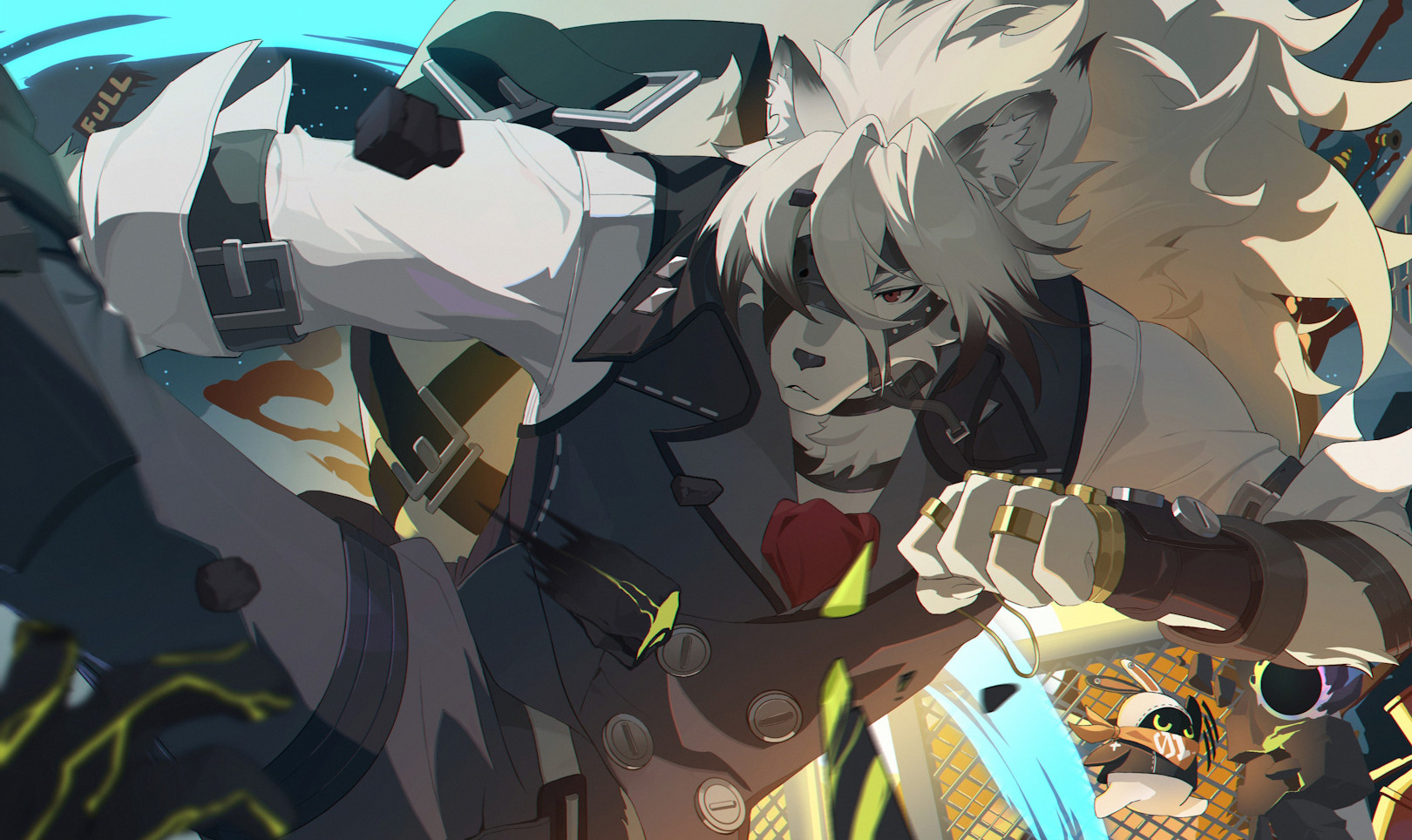 Von Lycaon from ZZZ over Wriothesley Mod for Genshin Impact | GI Mods