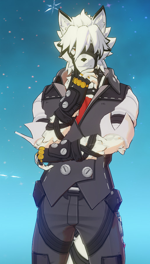 Von Lycaon from ZZZ over Wriothesley Mod for Genshin Impact | GI Mods