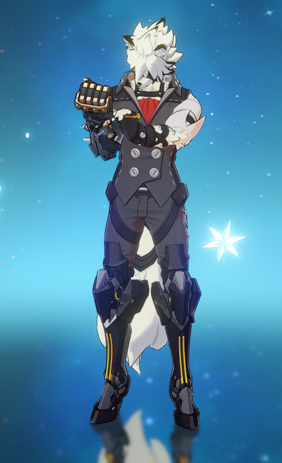 Von Lycaon from ZZZ over Wriothesley Mod for Genshin Impact | GI Mods