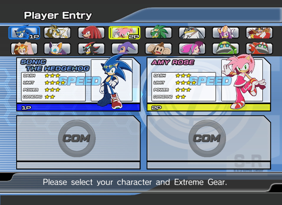 Sonic Riders HD Hud Mod for Sonic Riders (PC) | SR-PC Mods