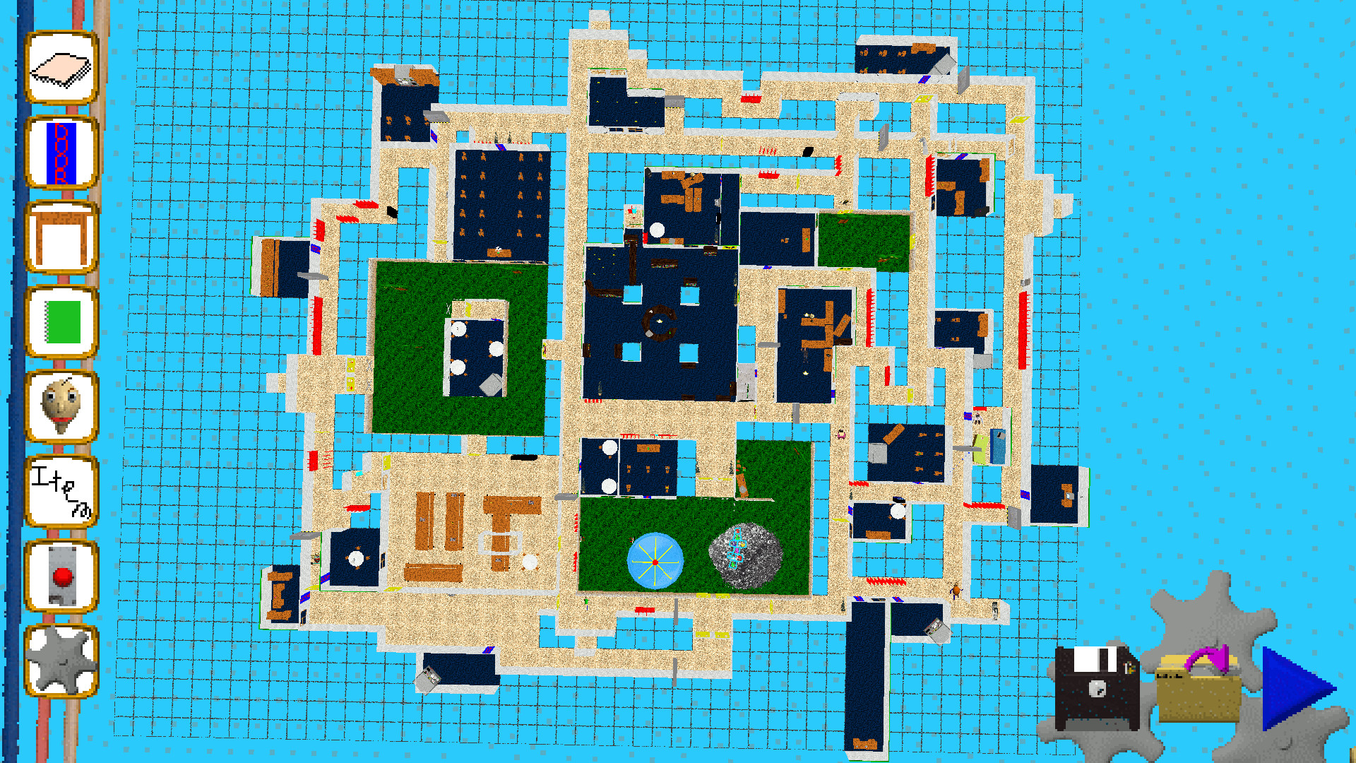 Cluster Can (Custom Map) Mod for Baldi's Basics | Baldi Mods