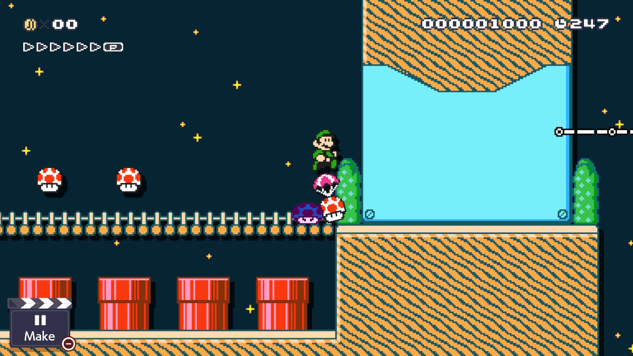 Poison Mushroom Mod for Super Mario Maker 2 | SMM2 Mods