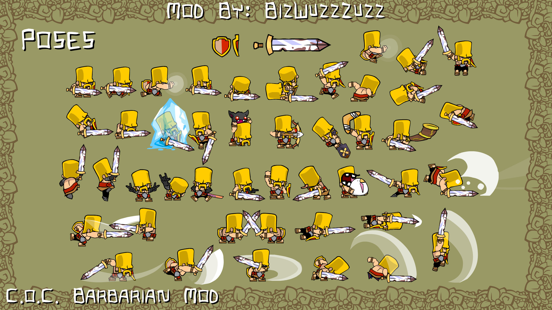 Clash of Clans Barbarian Mod for Castle Crashers (Remastered) | CCR Mods