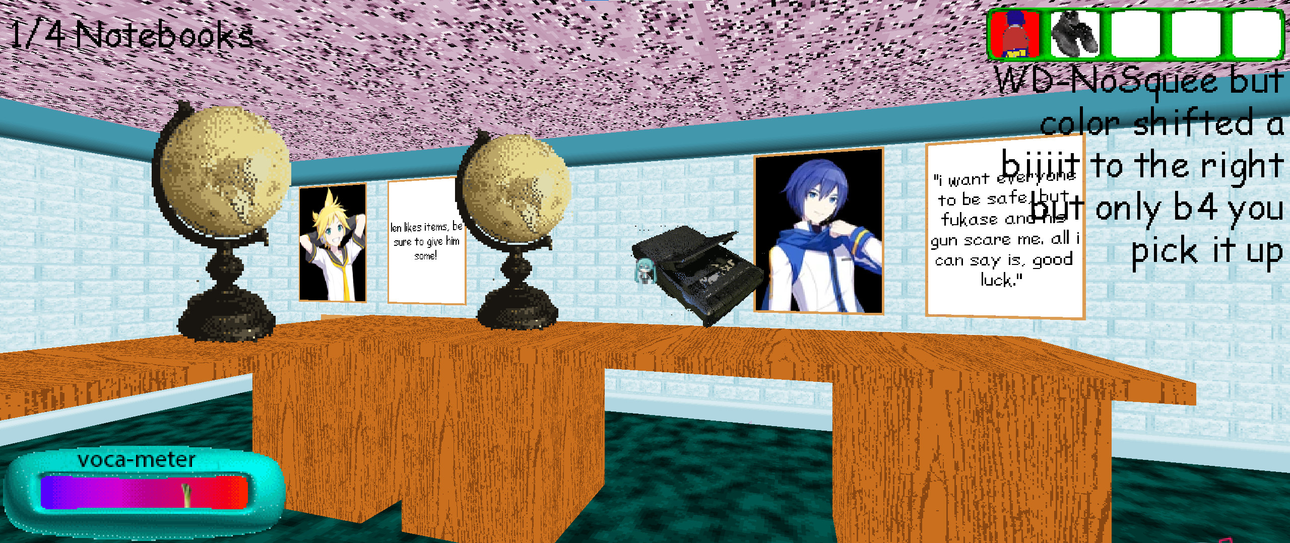 Vocaloid Texture Pack (0.5.X) Mod for Baldi's Basics | Baldi Mods