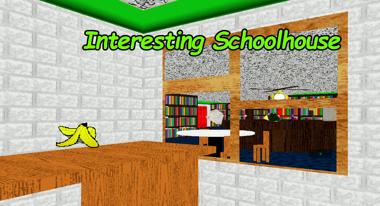 Interesting schoolhouse (Custom map) Mod for Baldi's Basics | Baldi Mods