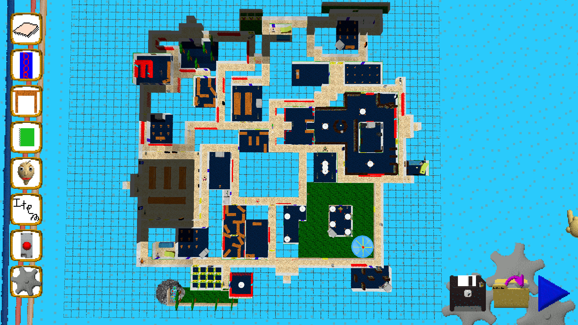 Interesting schoolhouse (Custom map) Mod for Baldi's Basics | Baldi Mods