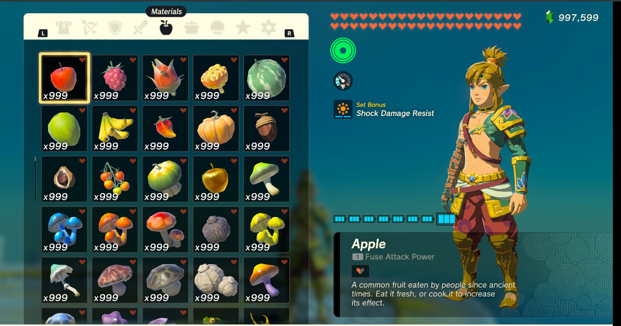 TOTK 100% Save with extras Mod for The Legend of Zelda: Tears of the ...