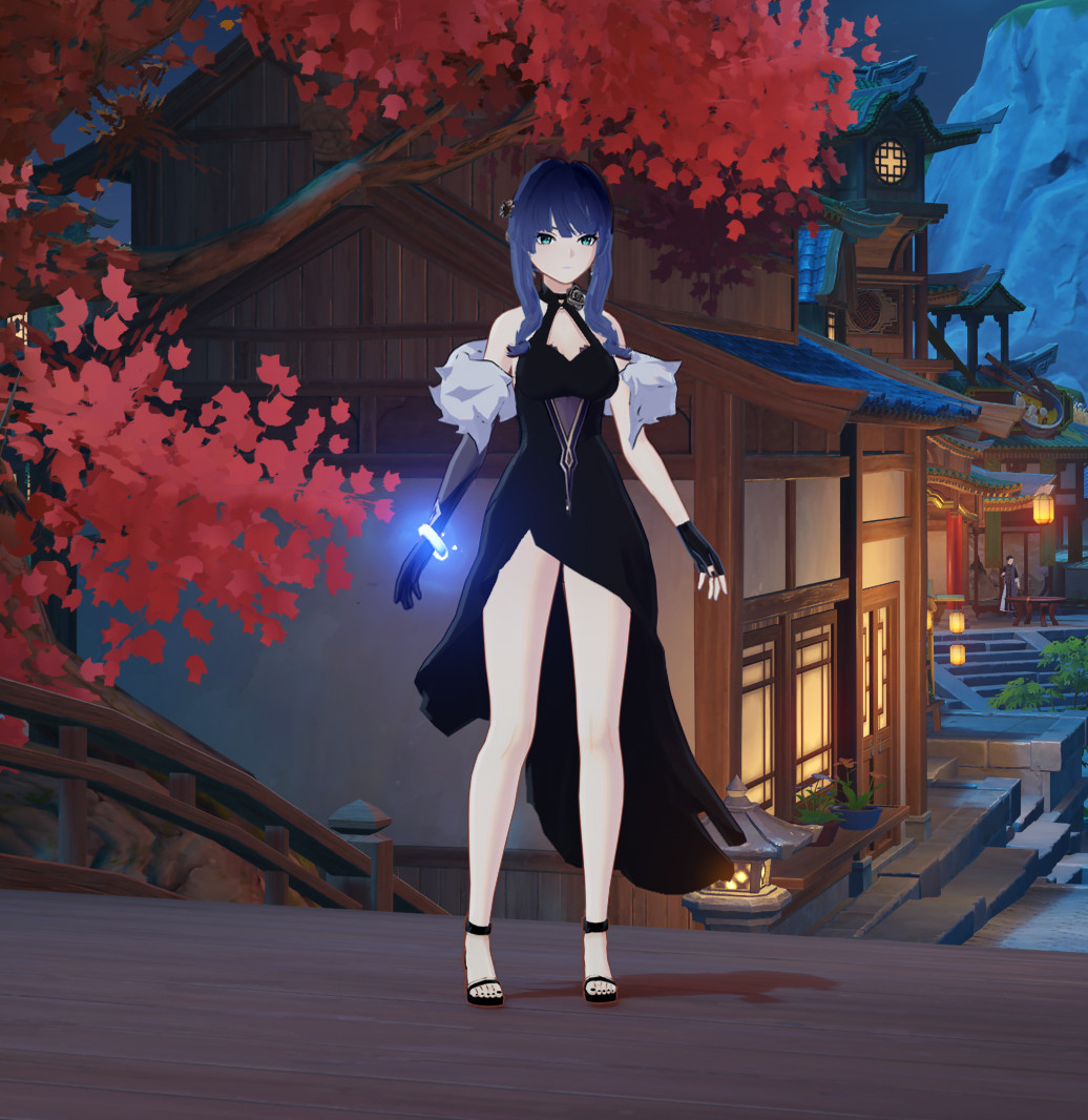 Evening Assassin Yelan Mod for Genshin Impact | GI Mods