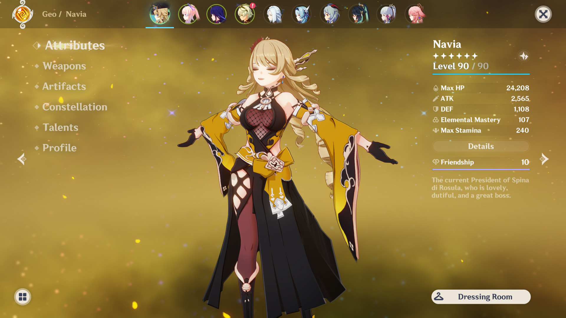 Inazuma Navia⋆.ೃ࿔*:･ Mod for Genshin Impact | GI Mods