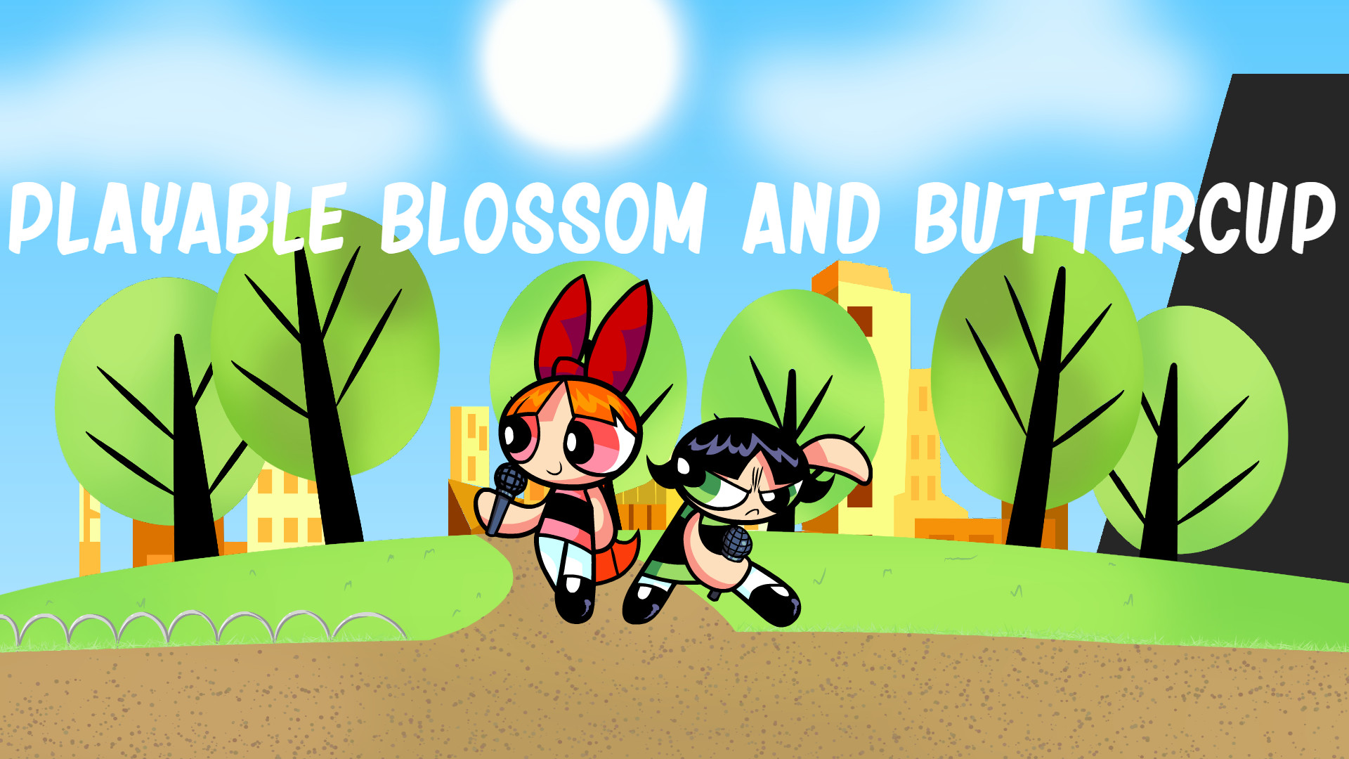 Playable Blossom And Buttercup Mod for Friday Night Funkin' | FNF Mods