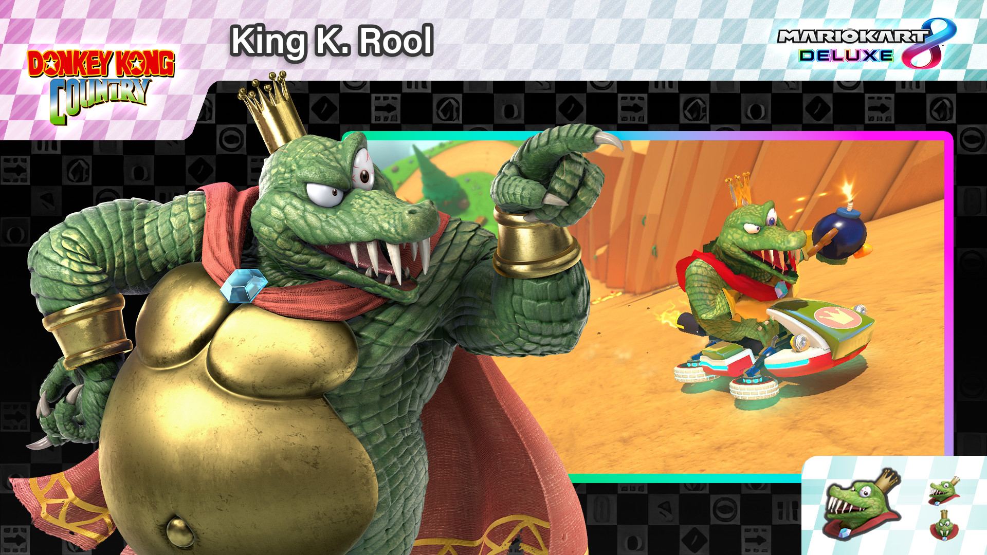 King K. Rool (With Custom Animations) Mod for Mario Kart 8 Deluxe ...