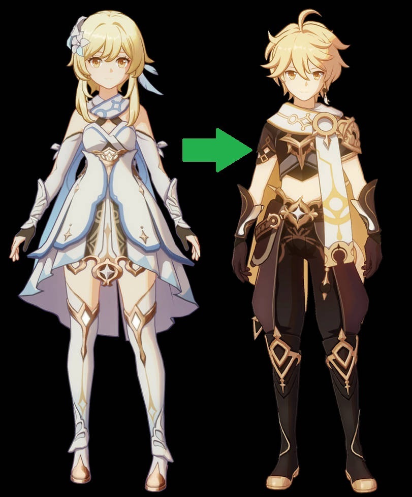 Aether over Lumine Mod for Genshin Impact | GI Mods