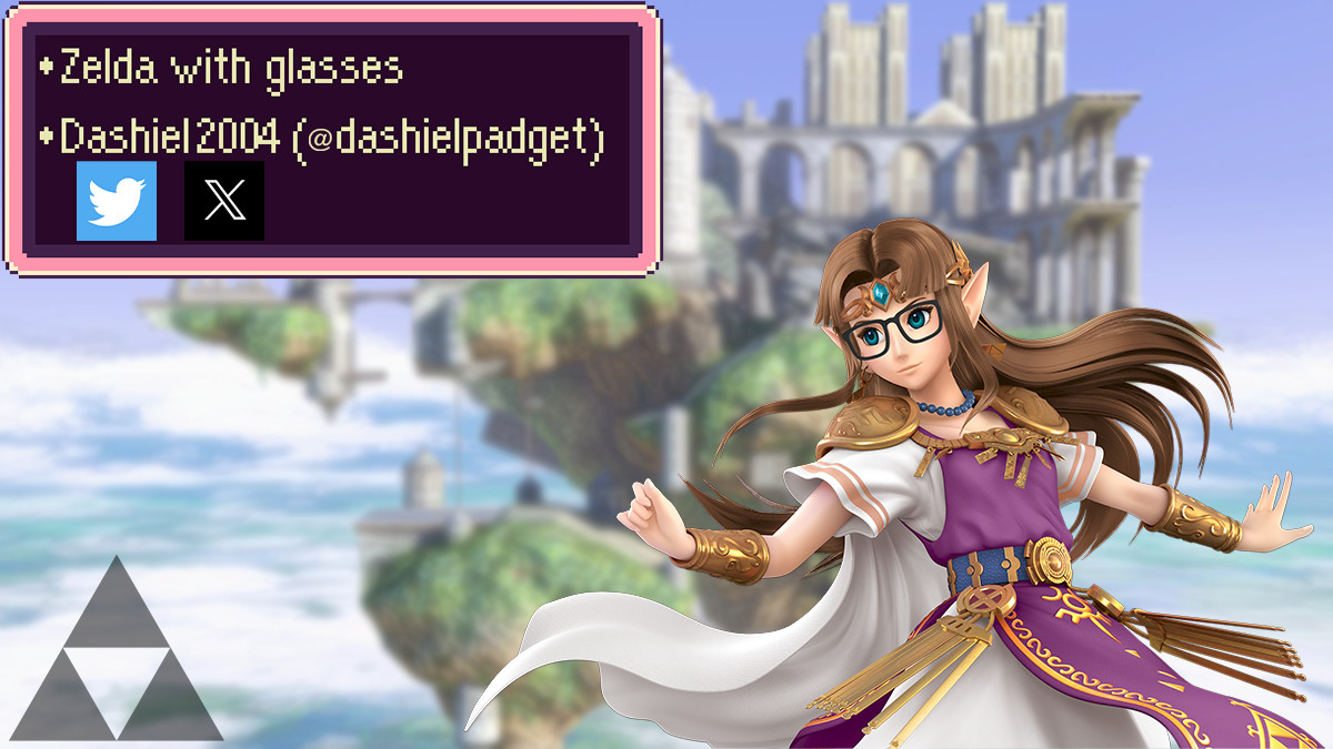 Zelda with glasses Mod for Super Smash Bros. Ultimate | SSBU Mods