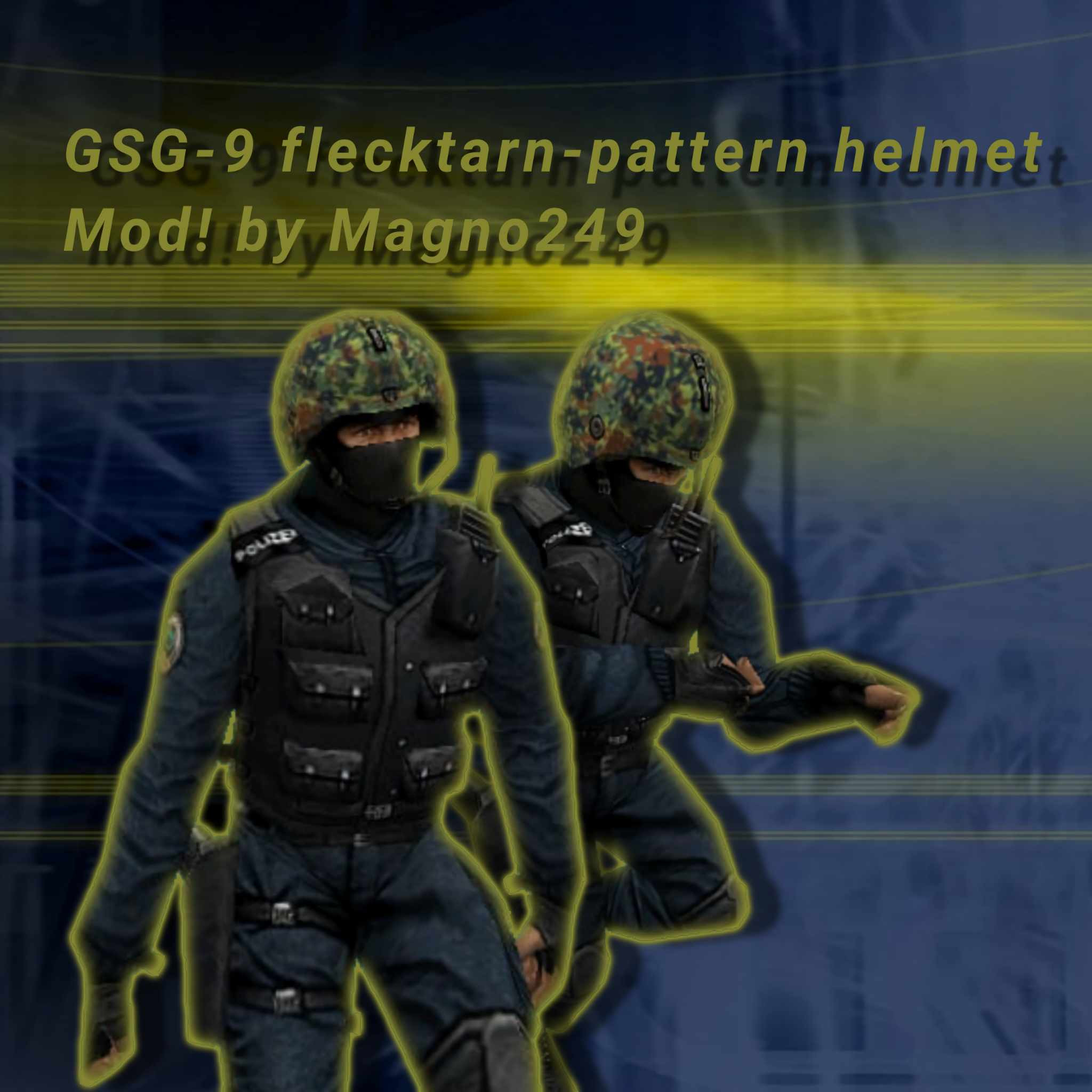 GSG-9 flecktarn-pattern helmet Mod! by Magno249 Mod for Counter-Strike ...