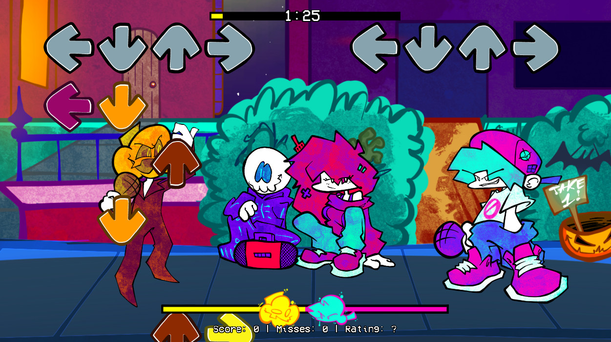 FNF!Mania Psych engine port Mod for Friday Night Funkin' | FNF Mods