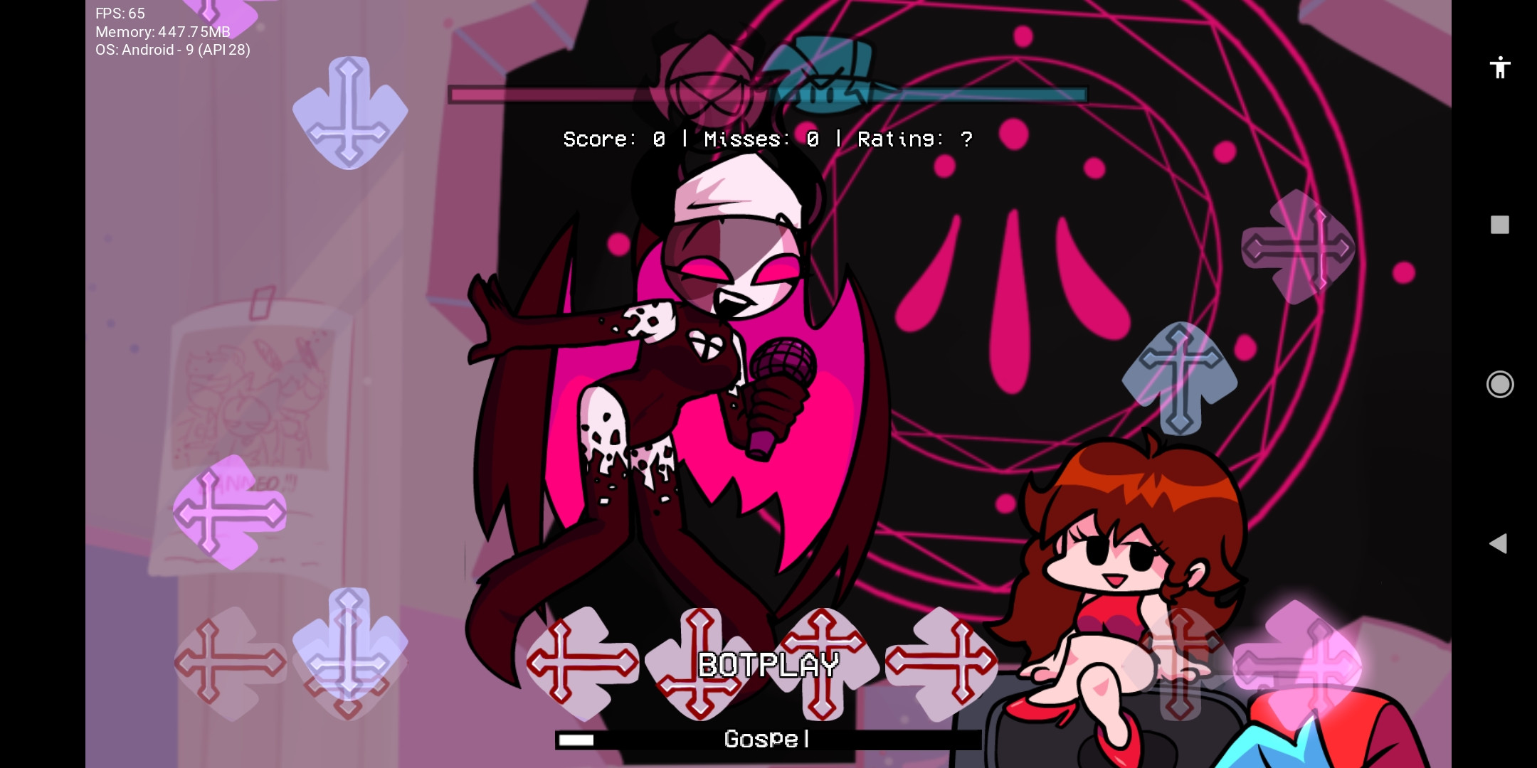 Mid-fight Masses DUBLADO Mod for Friday Night Funkin' | FNF Mods