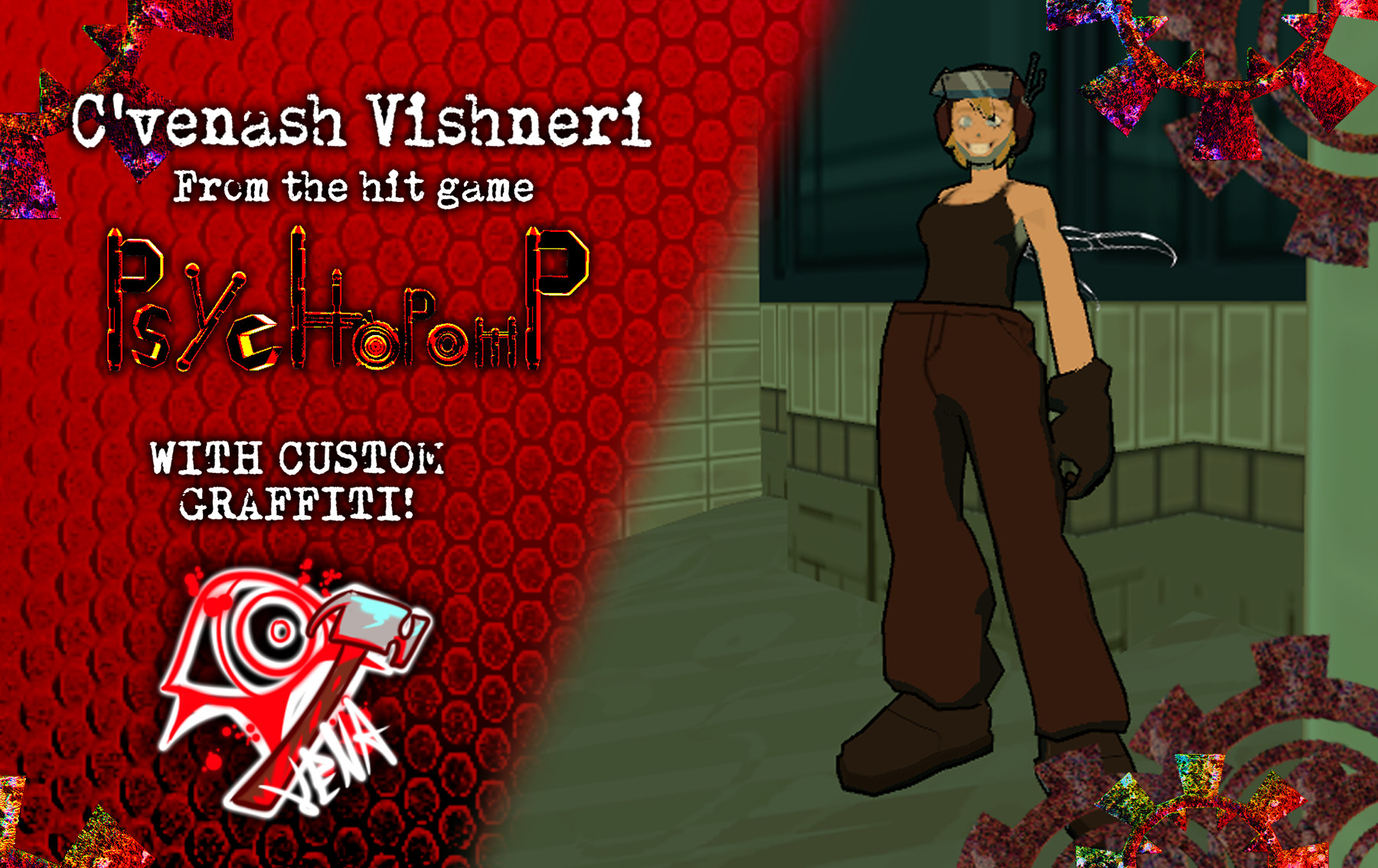 Playable C'venash Vishneri (AKA Vena) | Psychopomp Mod for Bomb Rush ...