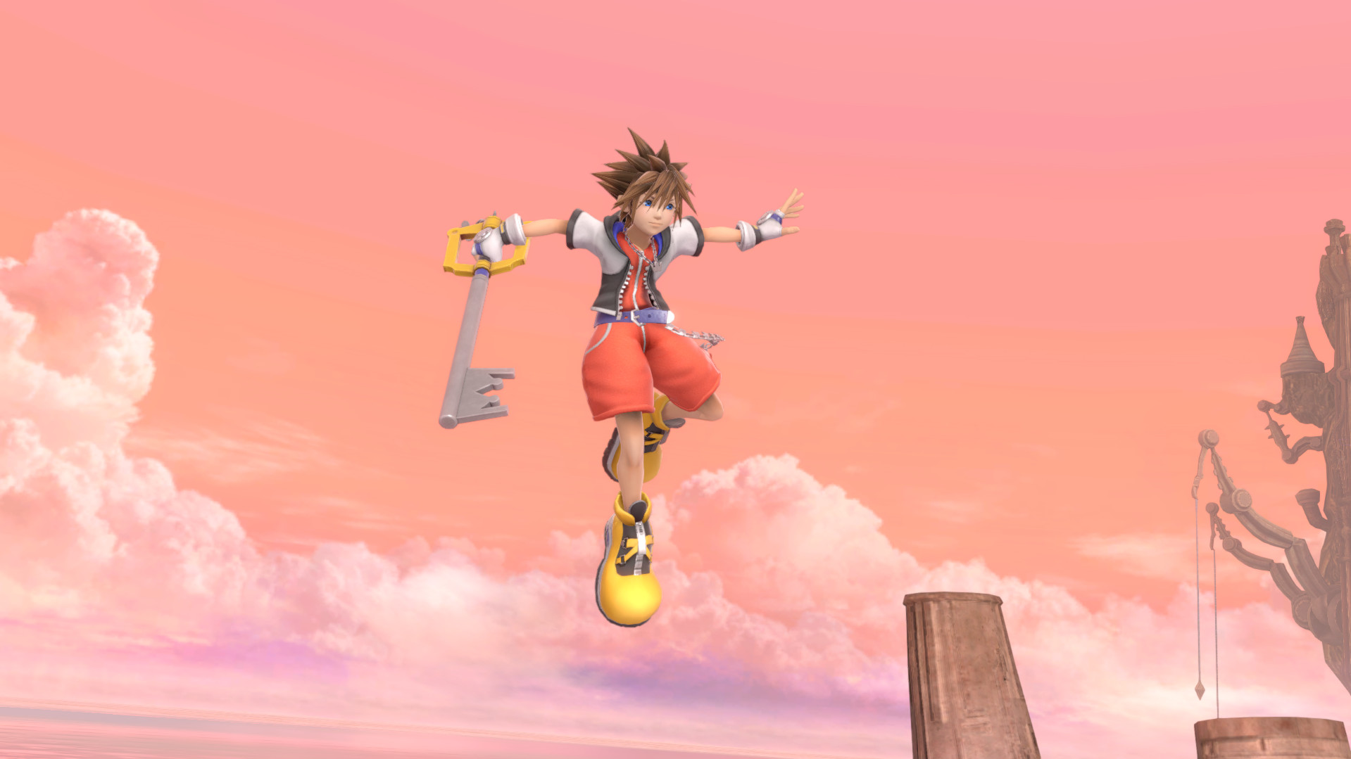 KH2 Sora with KH1 Outfit Mod for Super Smash Bros. Ultimate | SSBU Mods