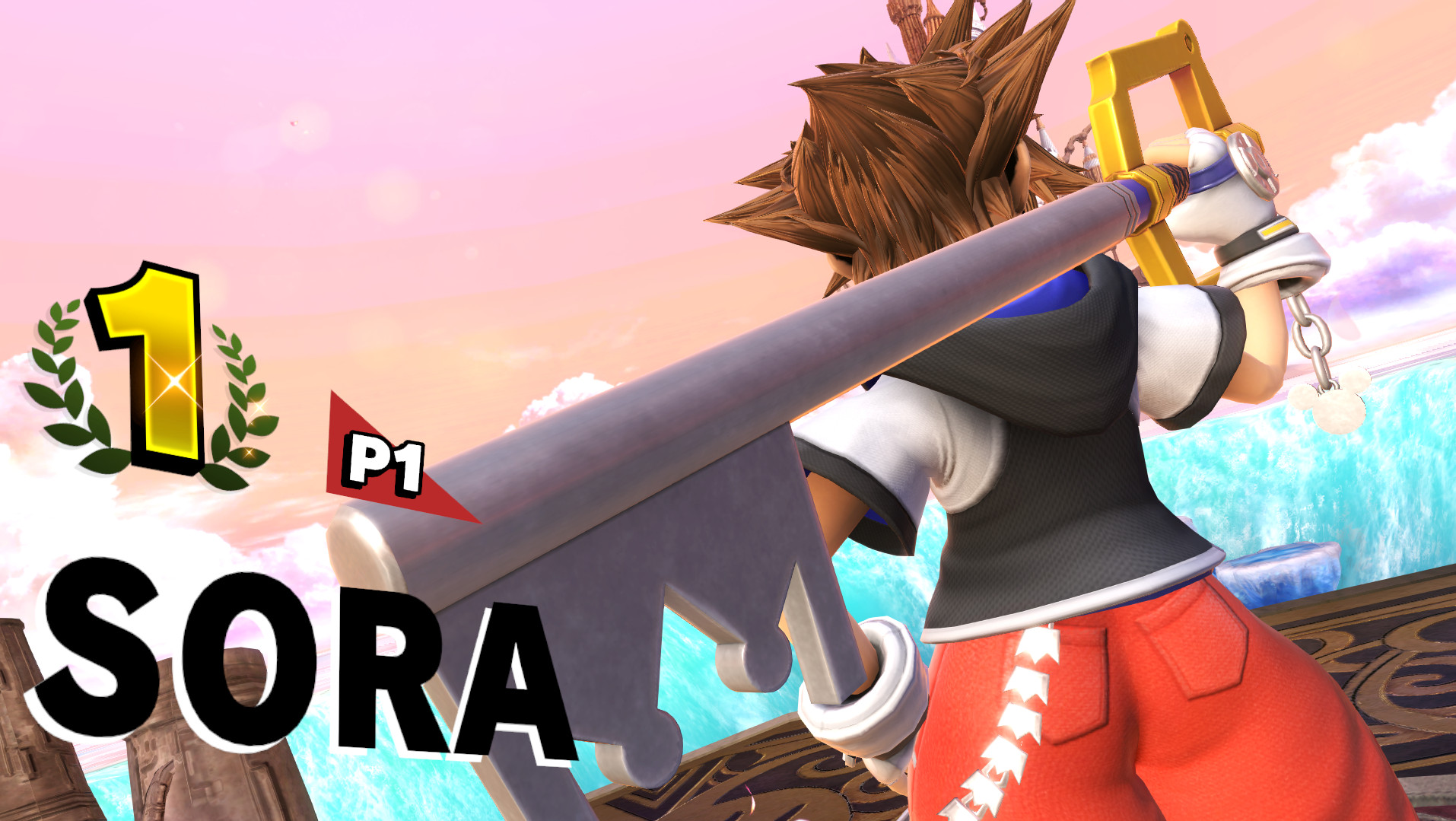 KH2 Sora with KH1 Outfit Mod for Super Smash Bros. Ultimate | SSBU Mods