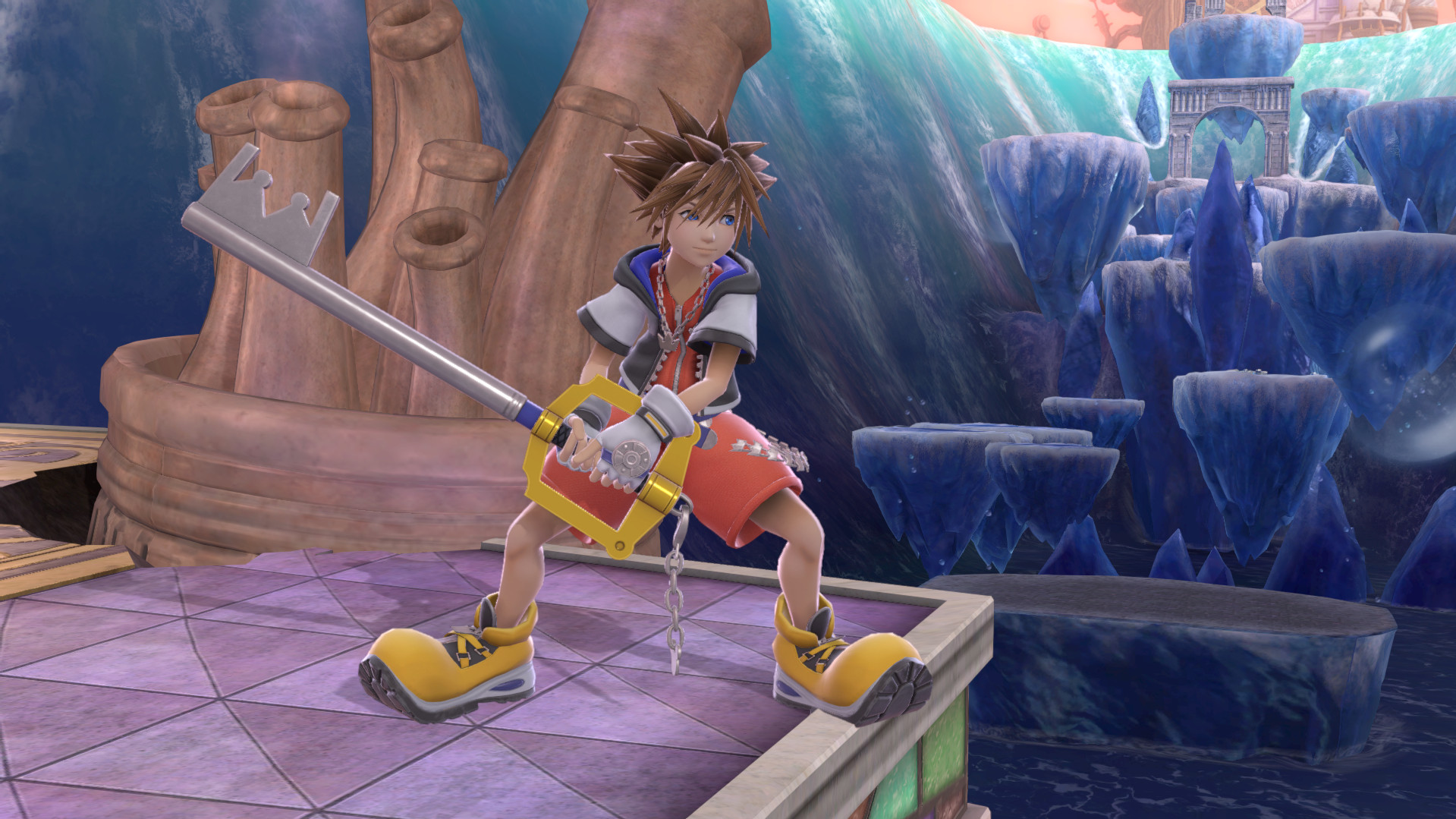KH2 Sora with KH1 Outfit Mod for Super Smash Bros. Ultimate | SSBU Mods