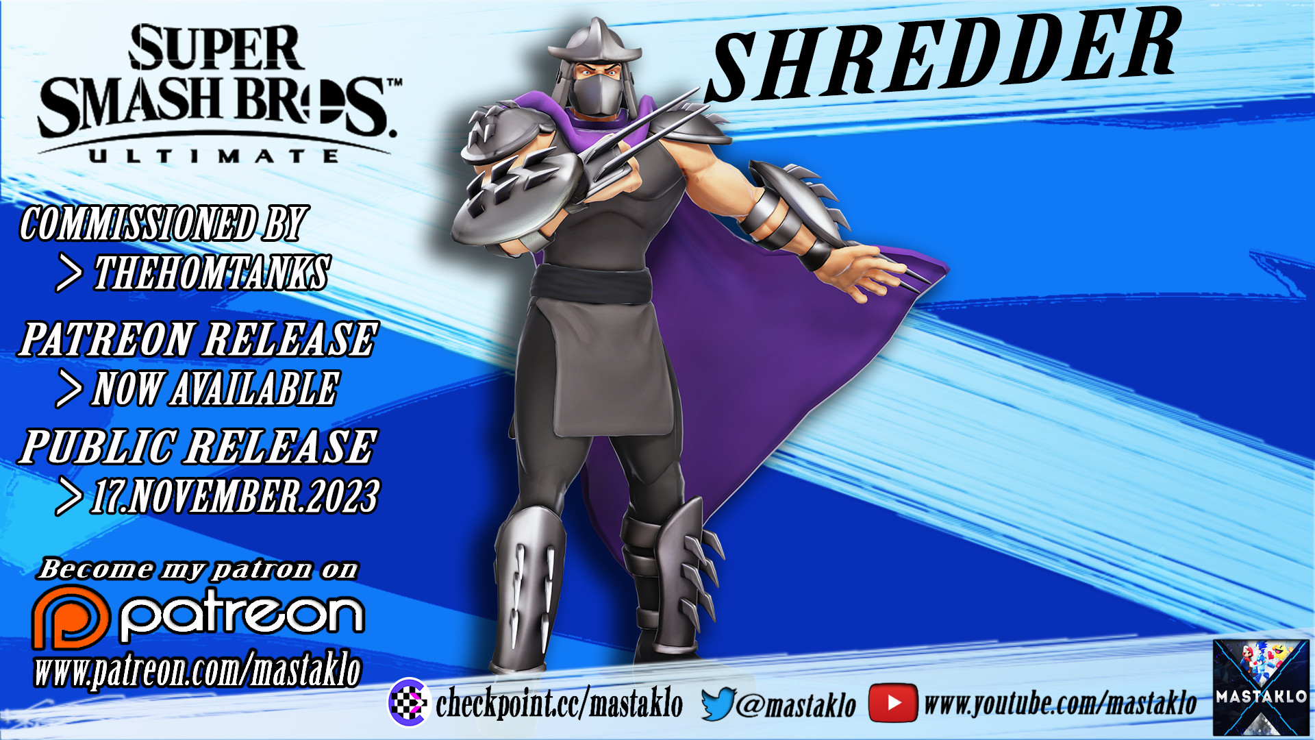 Shredder Mod for Super Smash Bros. Ultimate | SSBU Mods