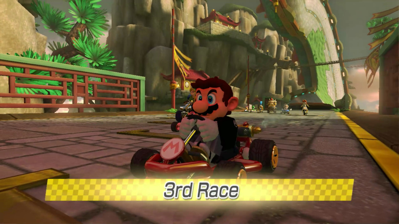 Mario (Hakama) & Peach (Kimono) with MKT Animation Mod for Mario Kart 8 ...