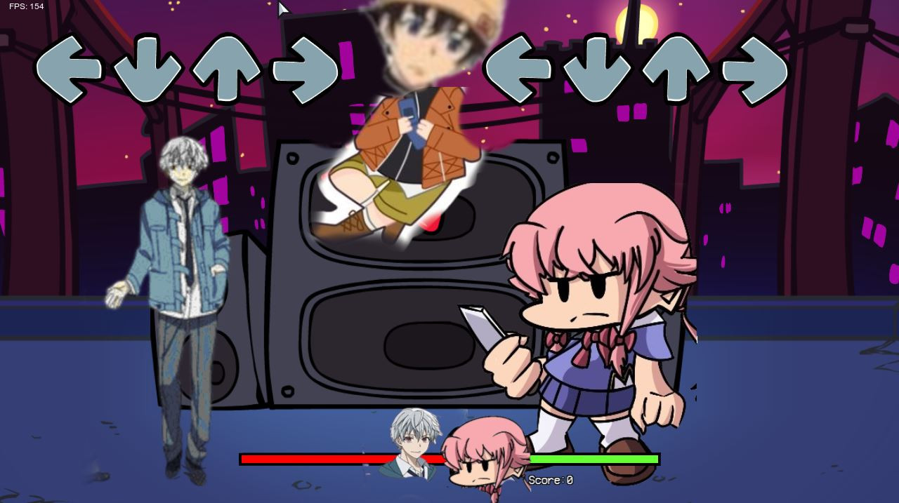 [SENSITIVE CONTENT] Mirai Nikki/The Future Diary FNF MOD Mod for Friday ...
