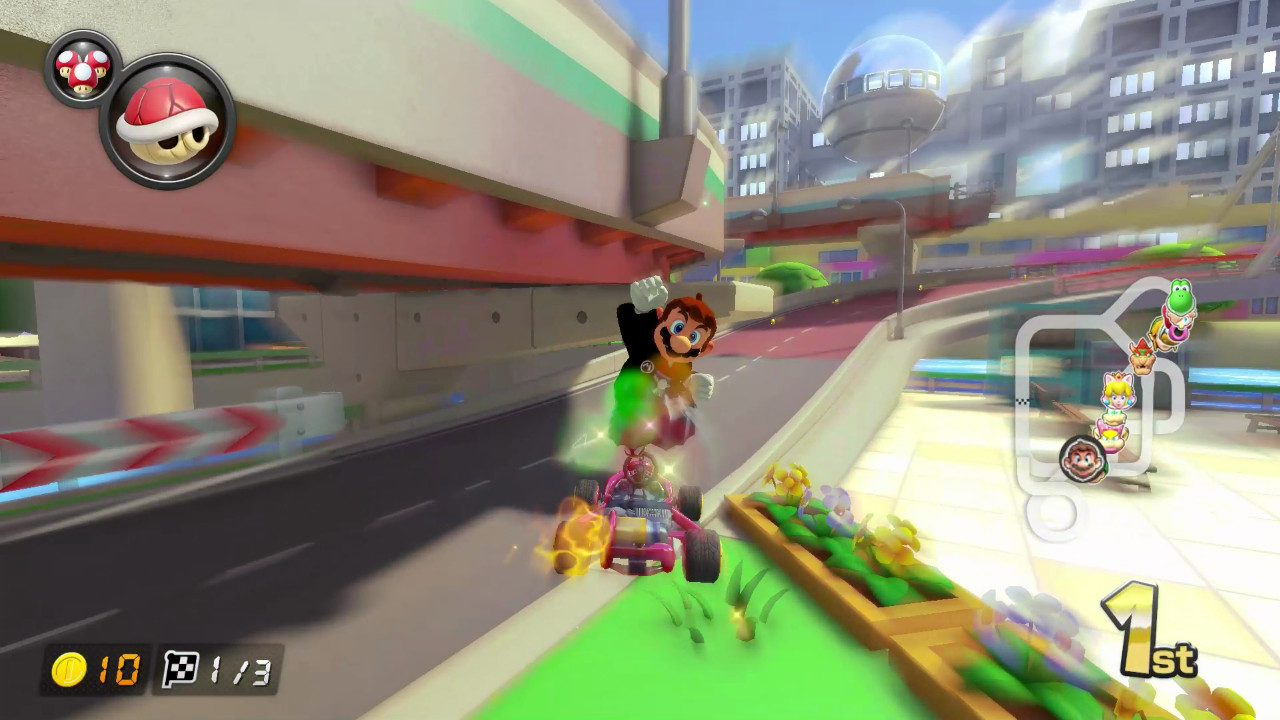 Mario (Hakama) & Peach (Kimono) with MKT Animation Mod for Mario Kart 8 ...