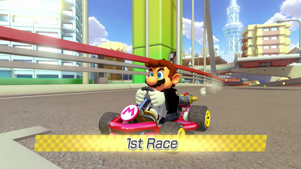 Mario (Hakama) & Peach (Kimono) with MKT Animation Mod for Mario Kart 8 ...