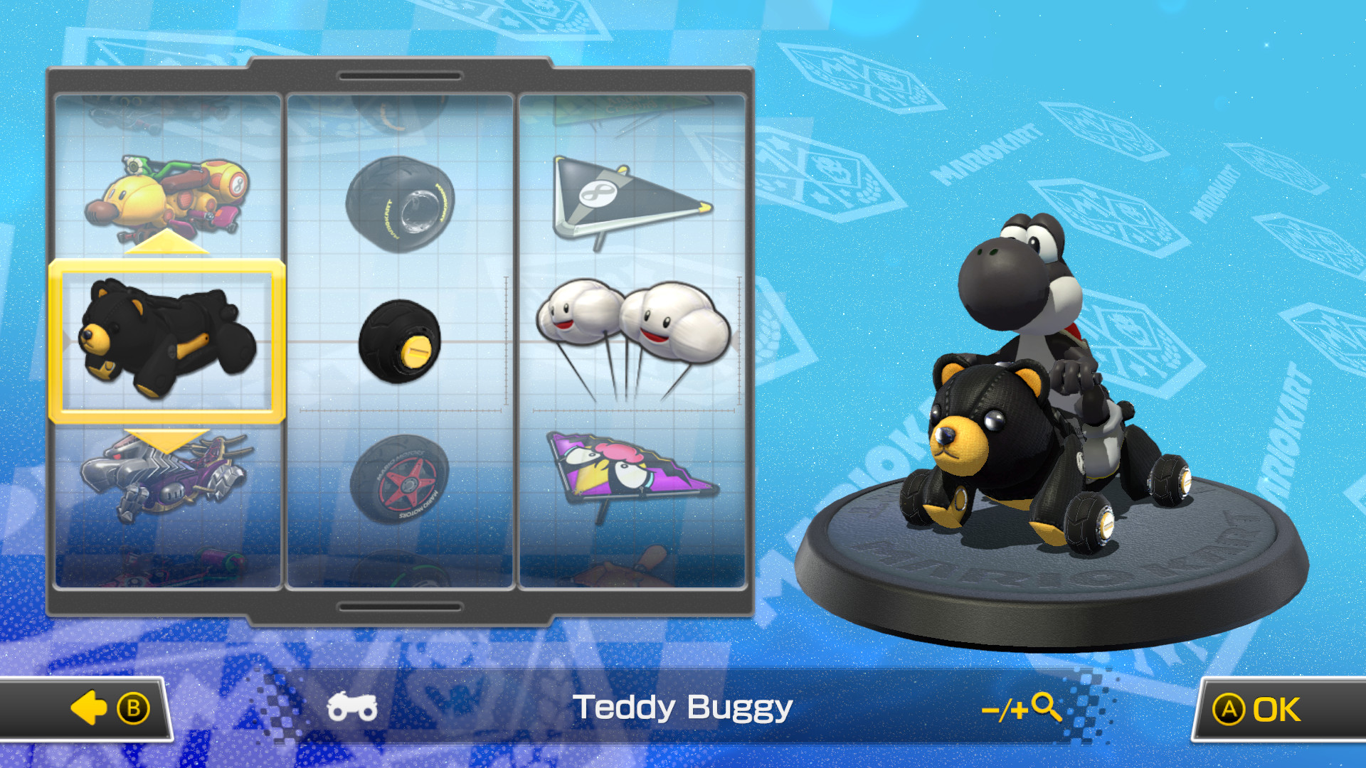 Black Teddy Buggy Mod for Mario Kart 8 Deluxe | MK8D Mods