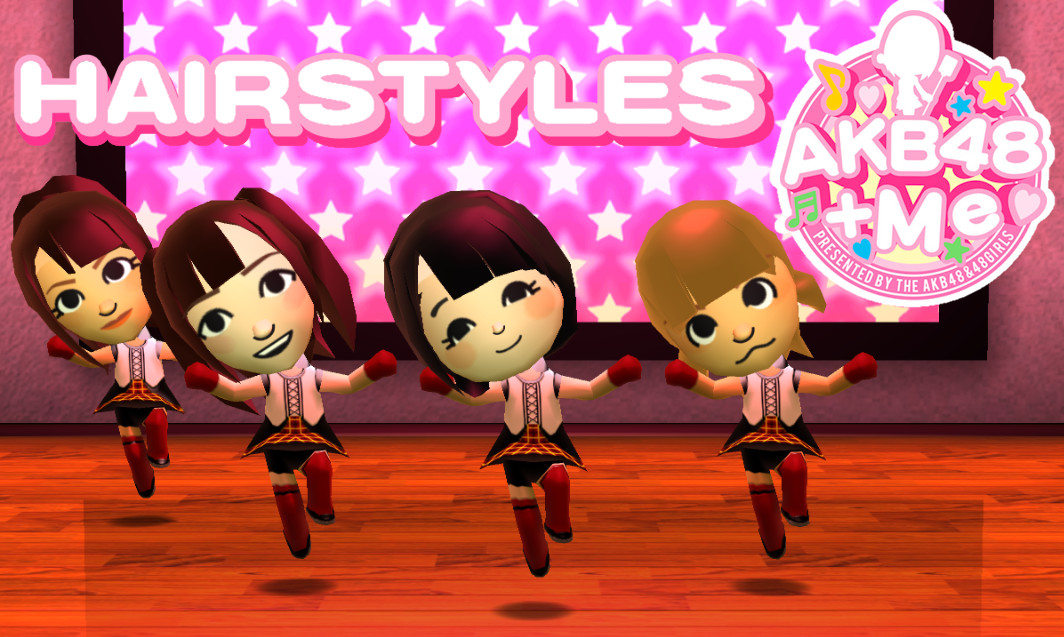 AKB48+ME Wigs Mod for Tomodachi Life | TL Mods