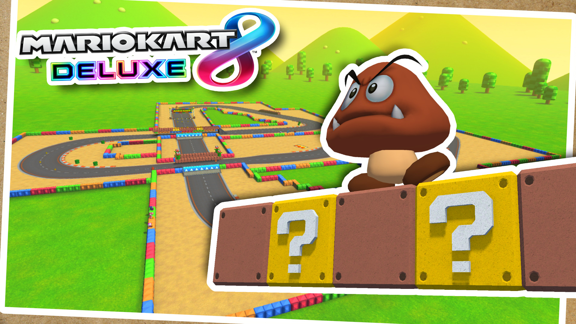 RMX Mario Circuit 1 (FunkyRacer) Mod for Mario Kart 8 Deluxe | MK8D Mods