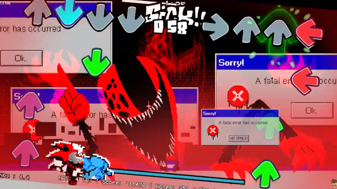 [SENSITIVE CONTENT] Oneshot: Malicious Fatal Error Mod for Friday Night ...