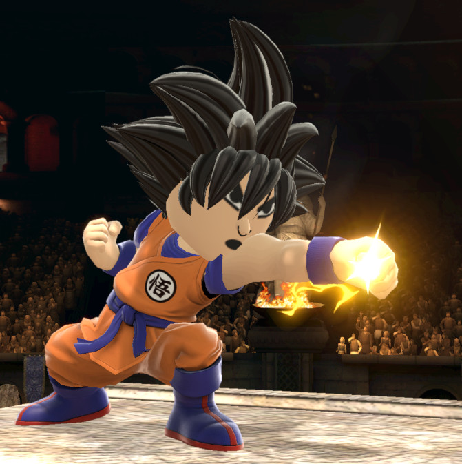 Goku Mii Costume Mod for Super Smash Bros. Ultimate | SSBU Mods