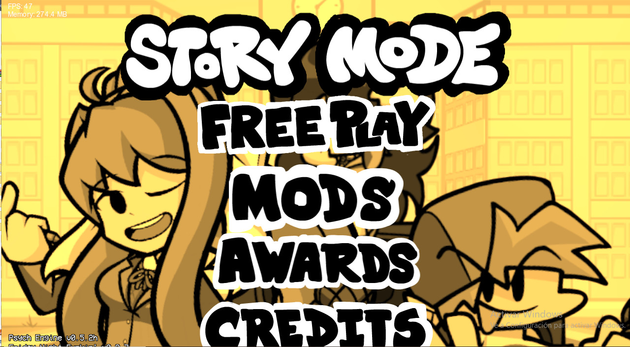 Monika Full Week Rebooted! HD + Week 6 HD Mod for Friday Night Funkin' | FNF Mods