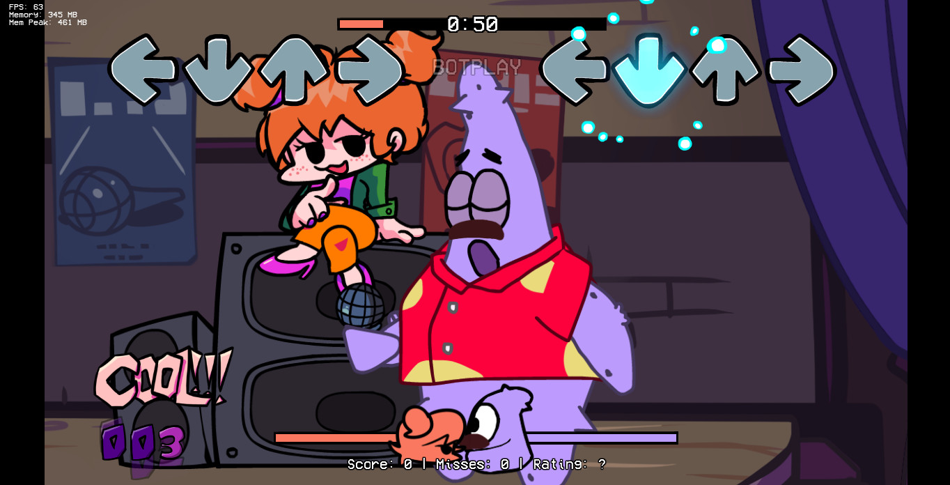 Playable D-Side Patrick Star (FanMade) + FLA Mod for Friday Night ...